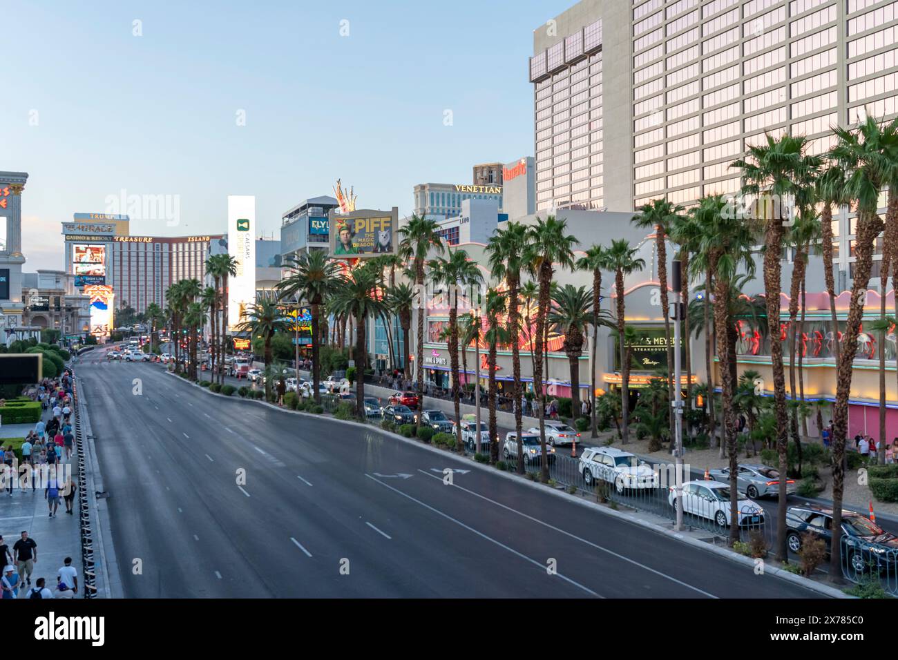Street view of Las Vegas strip, NV, USA Stock Photo - Alamy