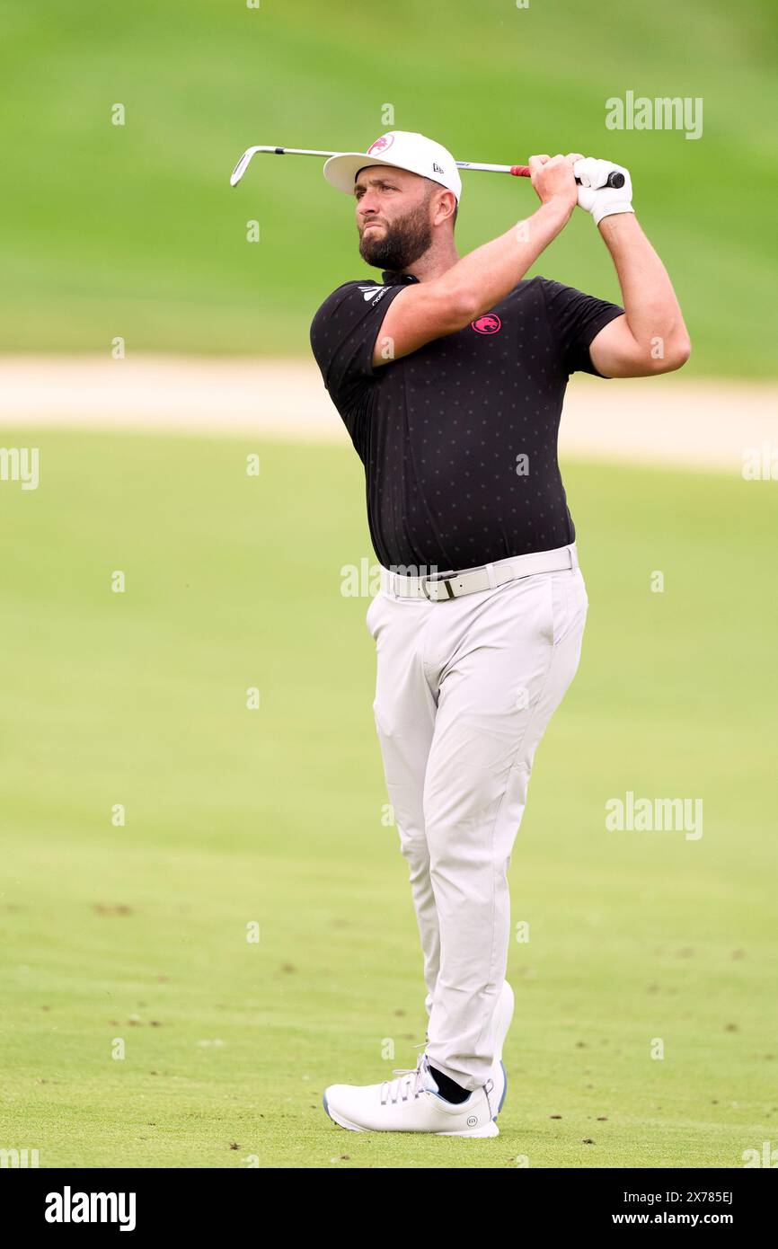 Jon Rahm of Spain in action during Round 1 of the 2024 PGA Championship ...