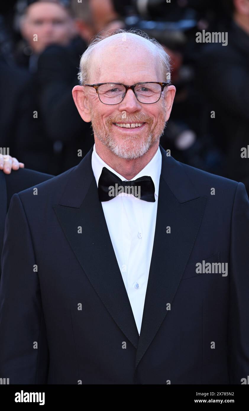 Ron Howard attends the Emilia Perez premiere during the 77th Cannes ...