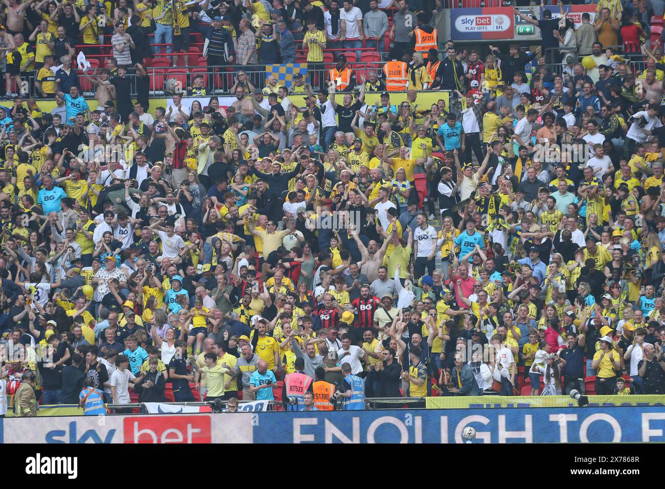 Wembley Stadium, London, UK. 18th May, 2024. EFL League One Play Off ...