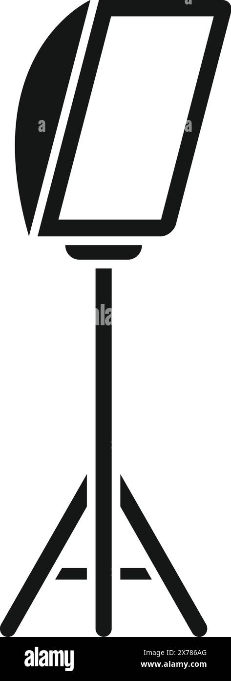 Professional studio softbox icon for photography and videography ...