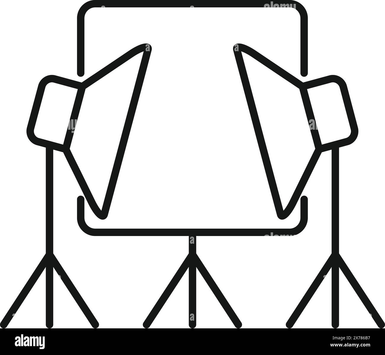 Black line photo camera lighting hi-res stock photography and images ...