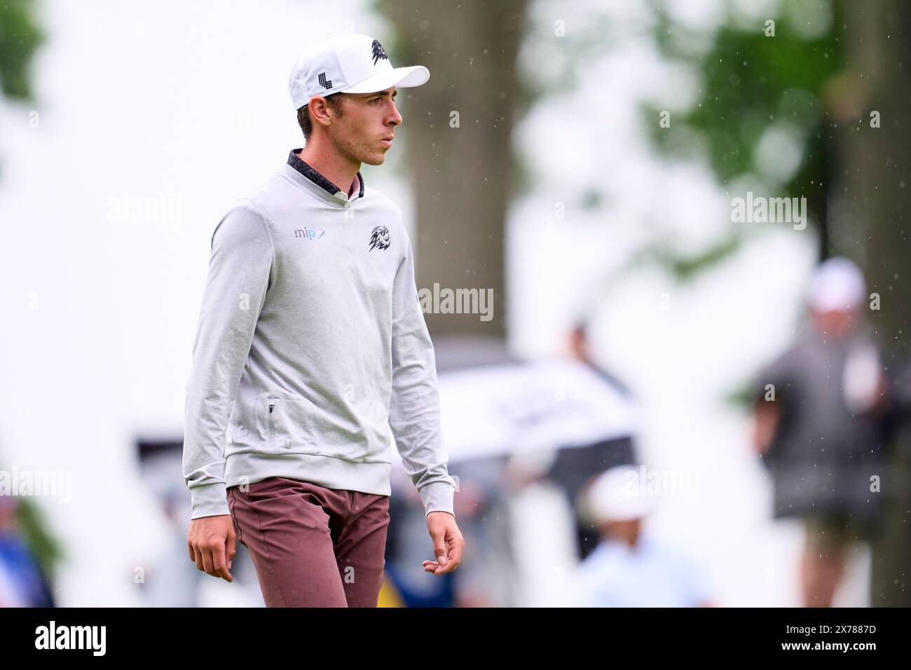 David Puig of Spain in action during Round 2 of the 2024 PGA ...