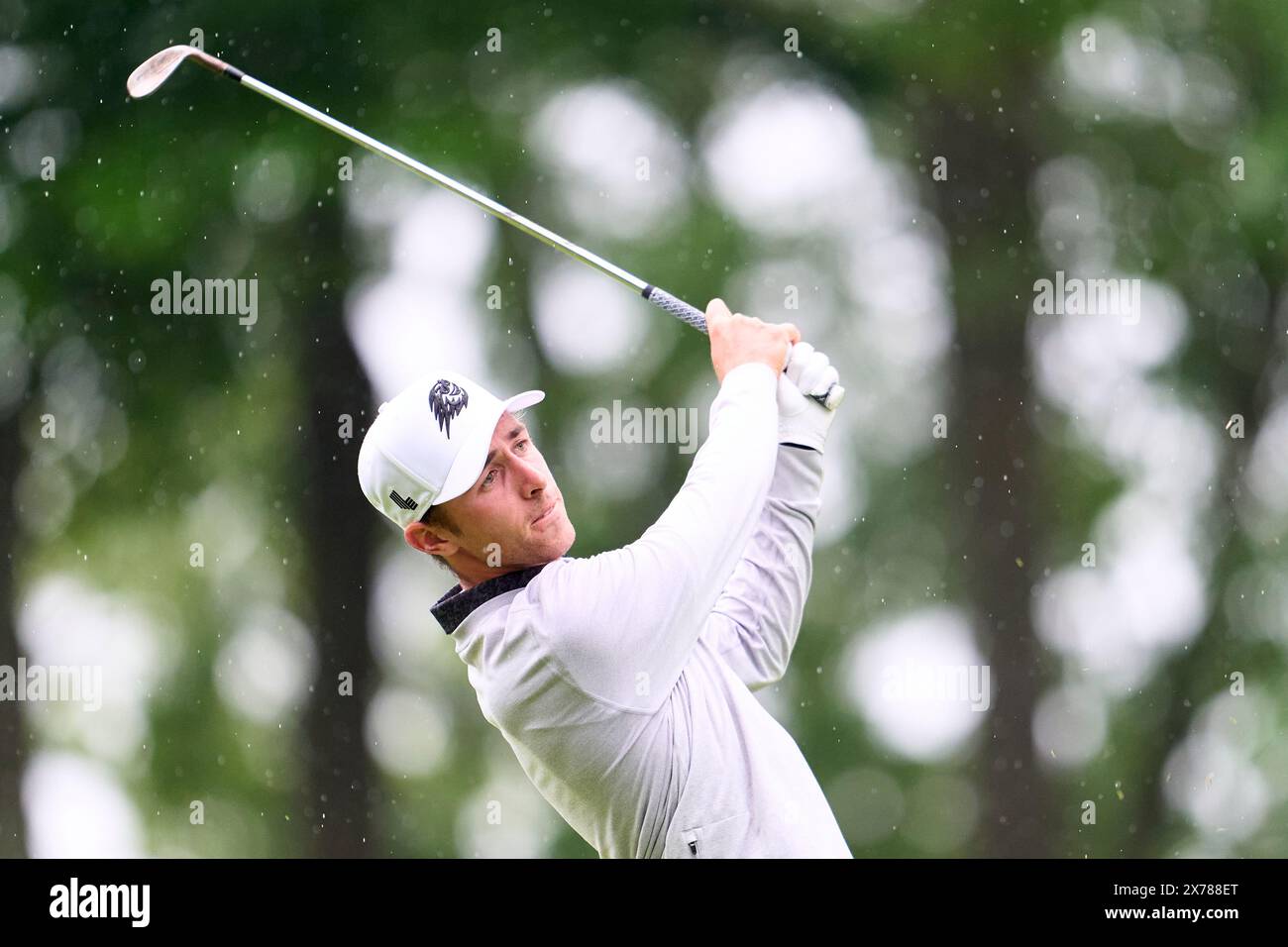 David Puig of Spain in action during Round 2 of the 2024 PGA ...