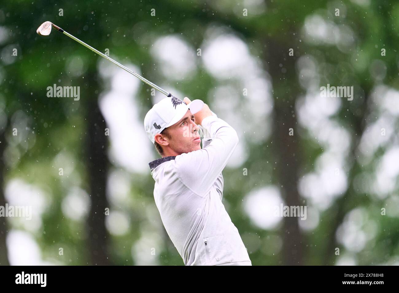 David Puig of Spain in action during Round 2 of the 2024 PGA ...