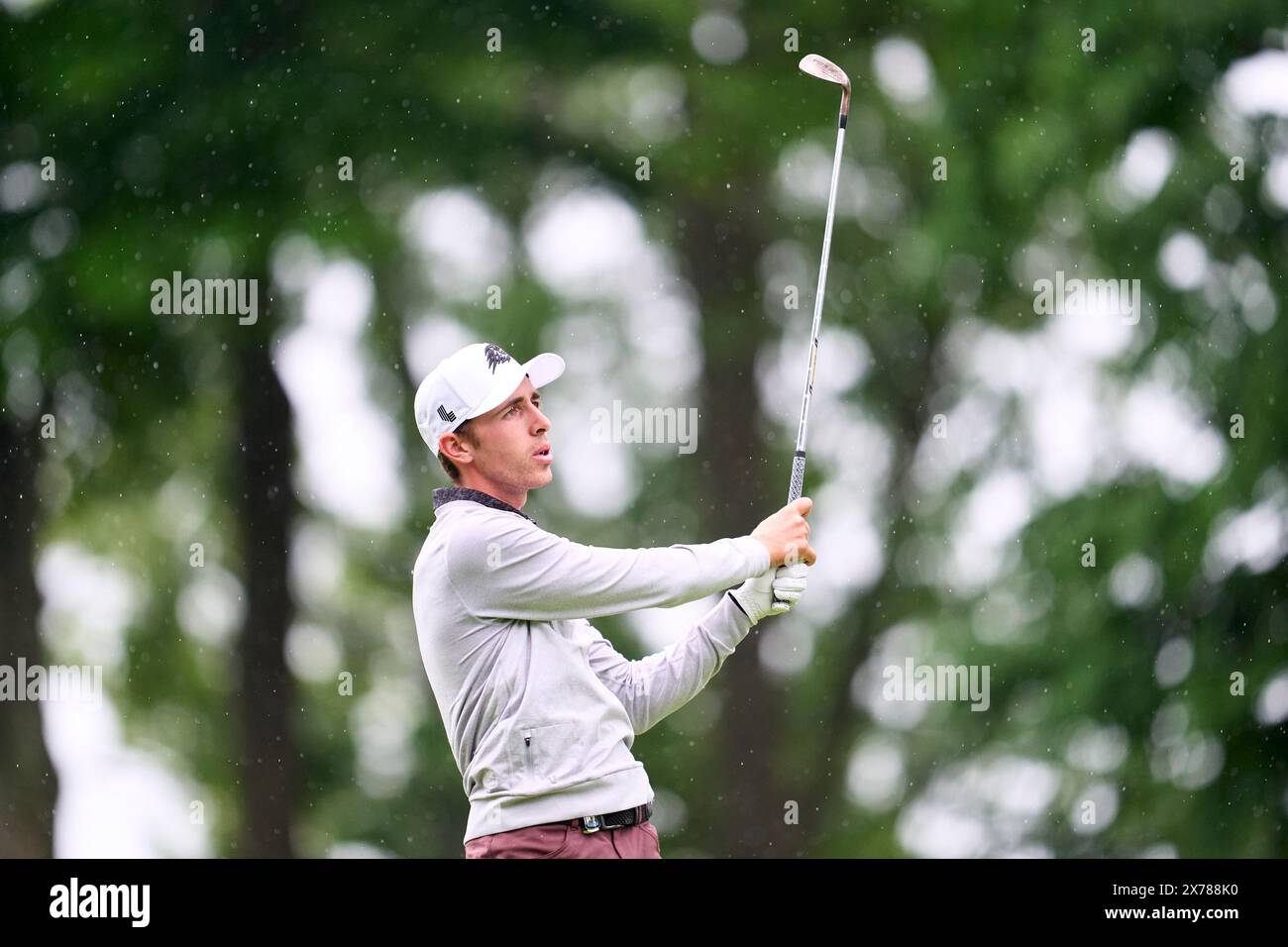 David Puig of Spain in action during Round 2 of the 2024 PGA ...