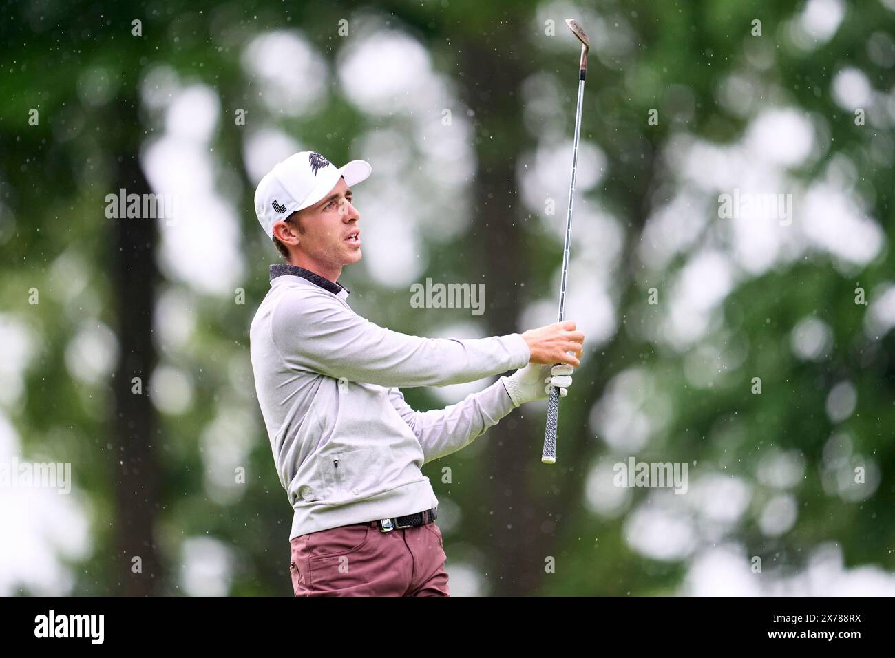 David Puig of Spain in action during Round 2 of the 2024 PGA ...