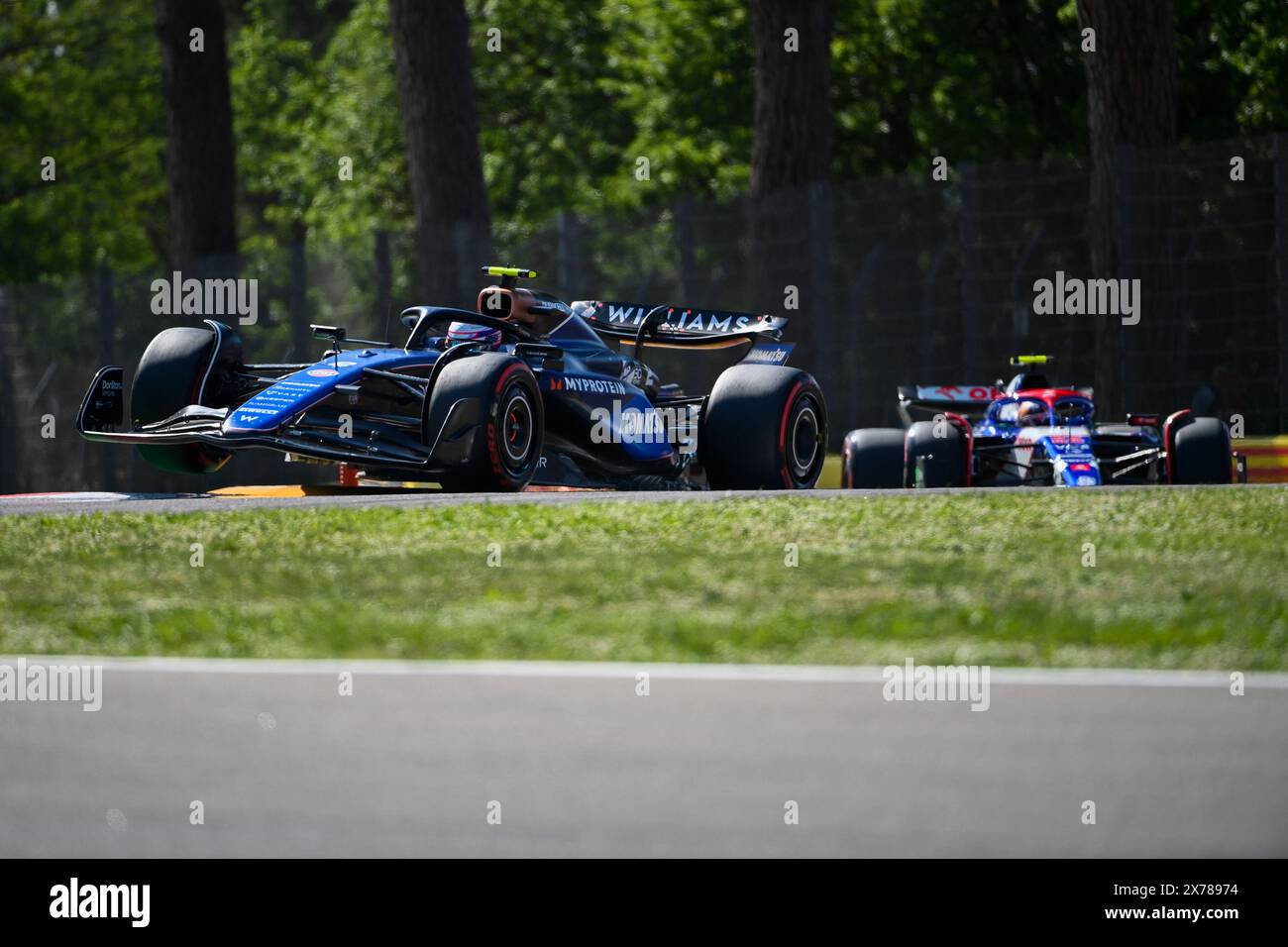 Imola, Italy. May 18, 2024.Logan Sargeant of USA driving for Williams ...