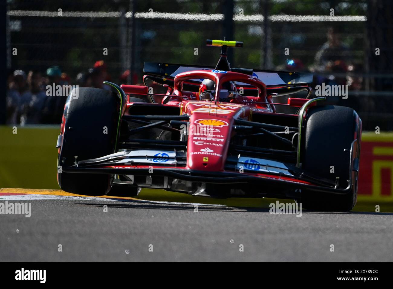 Imola, Italy. May 18, 2024. Carlos Sainz of Spain driving for Scuderia ...