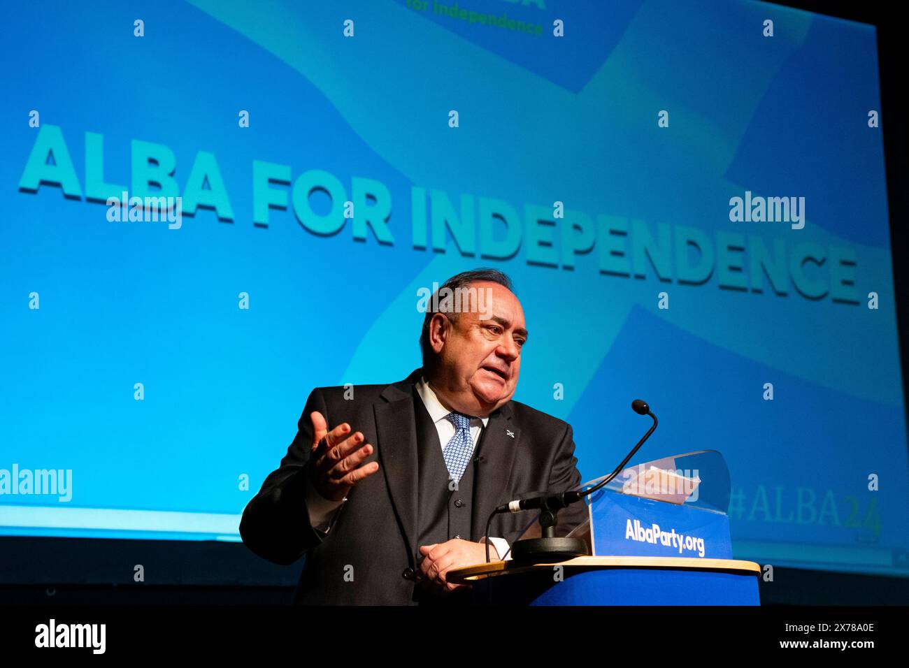 Lochgelly, Scotland, UK. 18th May 2024. Alba Party Spring Campaign ...