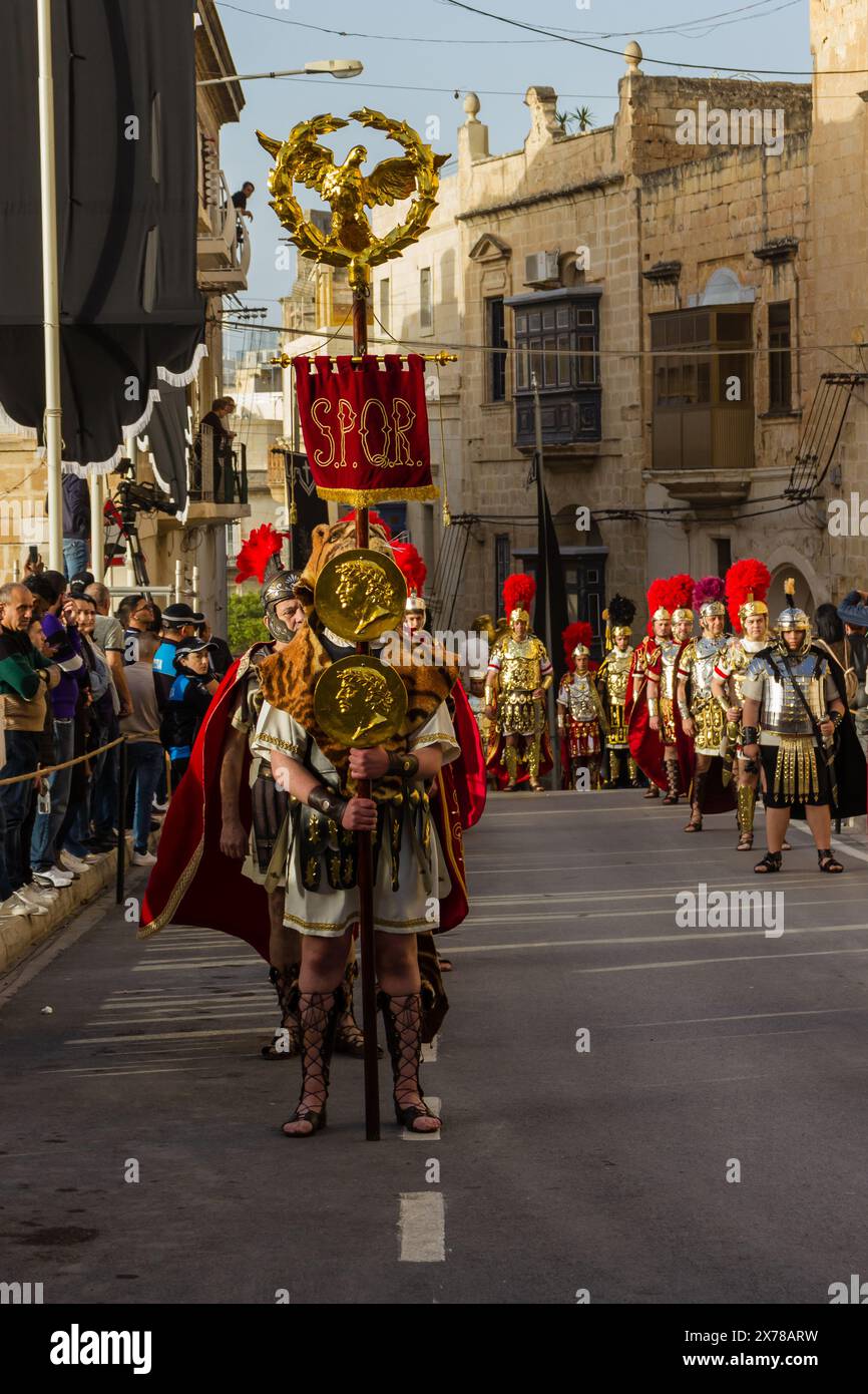 COSPICUA, MALTA - 29th March 2024 - Good Friday procession at Cospicua ...
