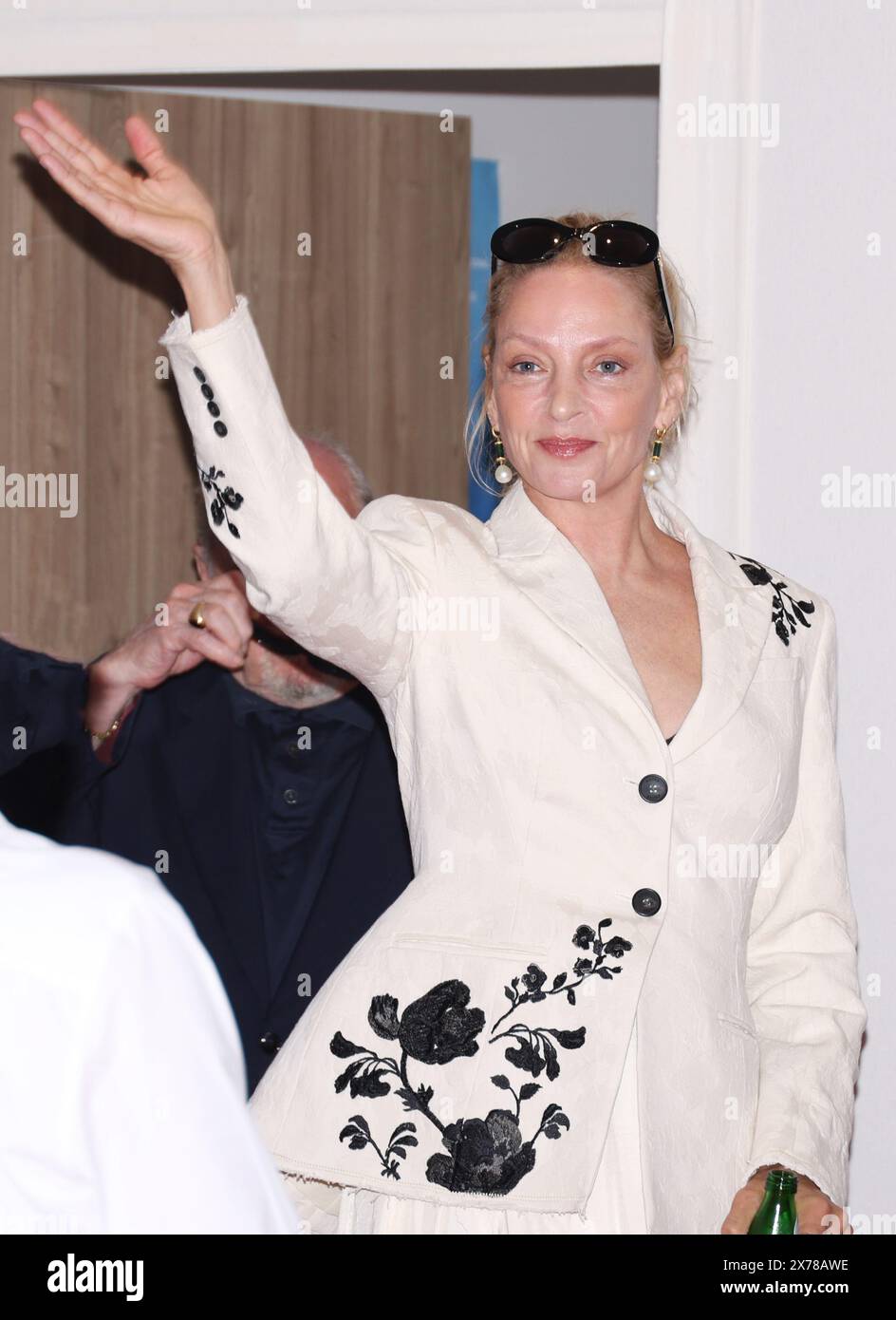 Cannes, France. 18th May, 2024. Uma Thurman attends the "Oh, Canada" Photocall at the 77th ...