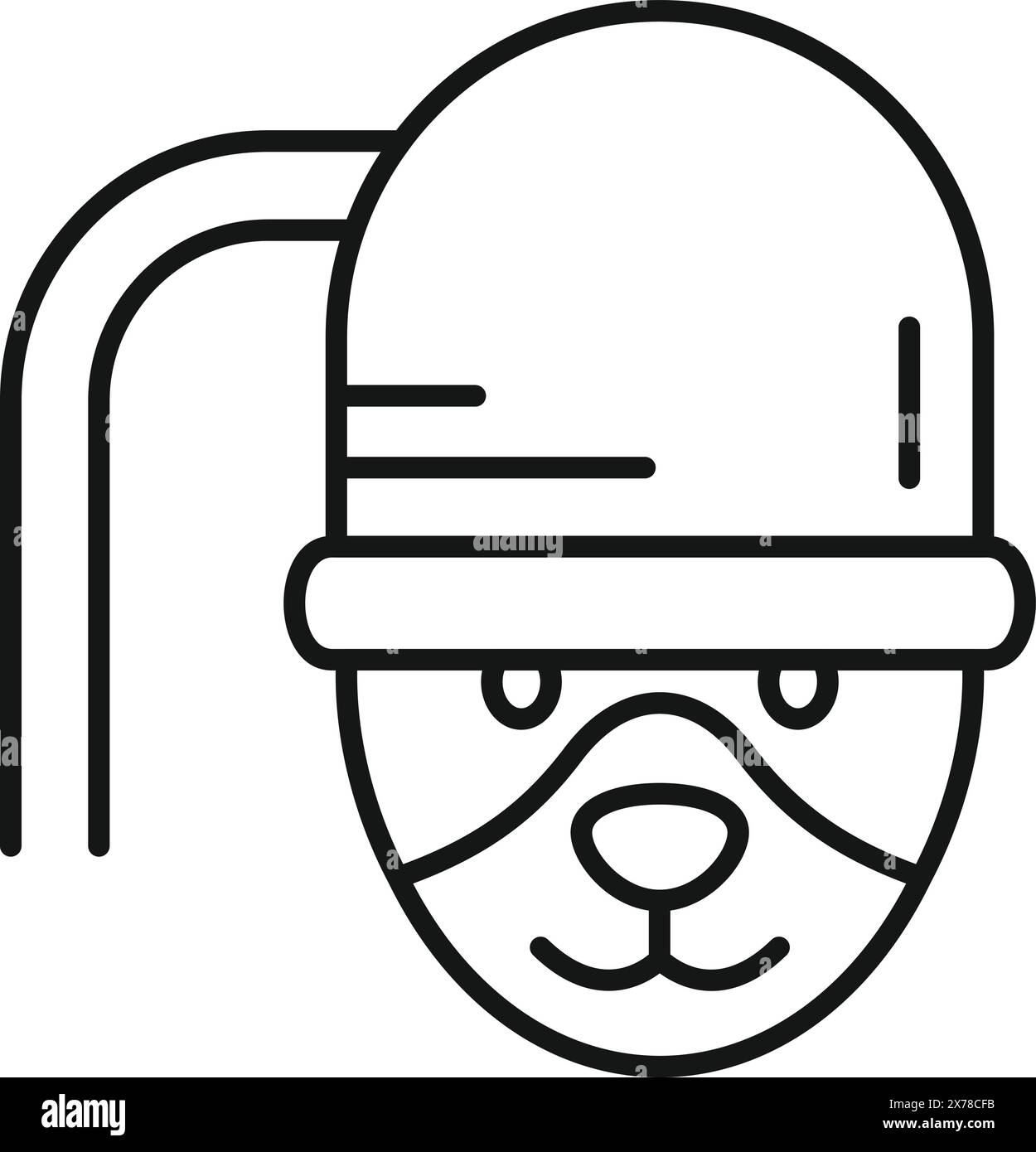 Professional cartoon beaver builder mascot wearing hard hat and ...