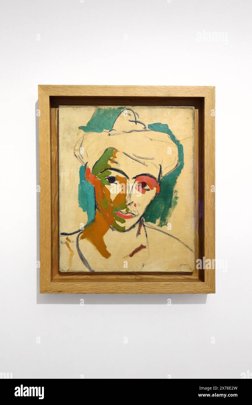 Nice, France - November 20, 2023: "Portrait of Madame Matisse" by Henri ...