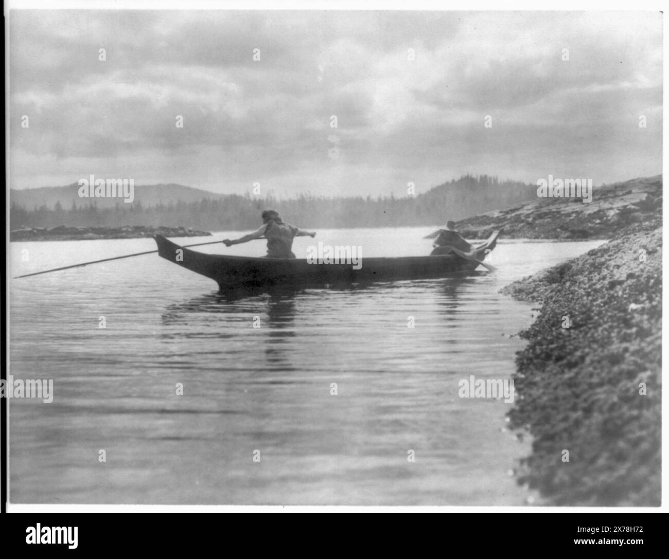Ready for the cast Qagyuhl, Title from: The North American Indian ...