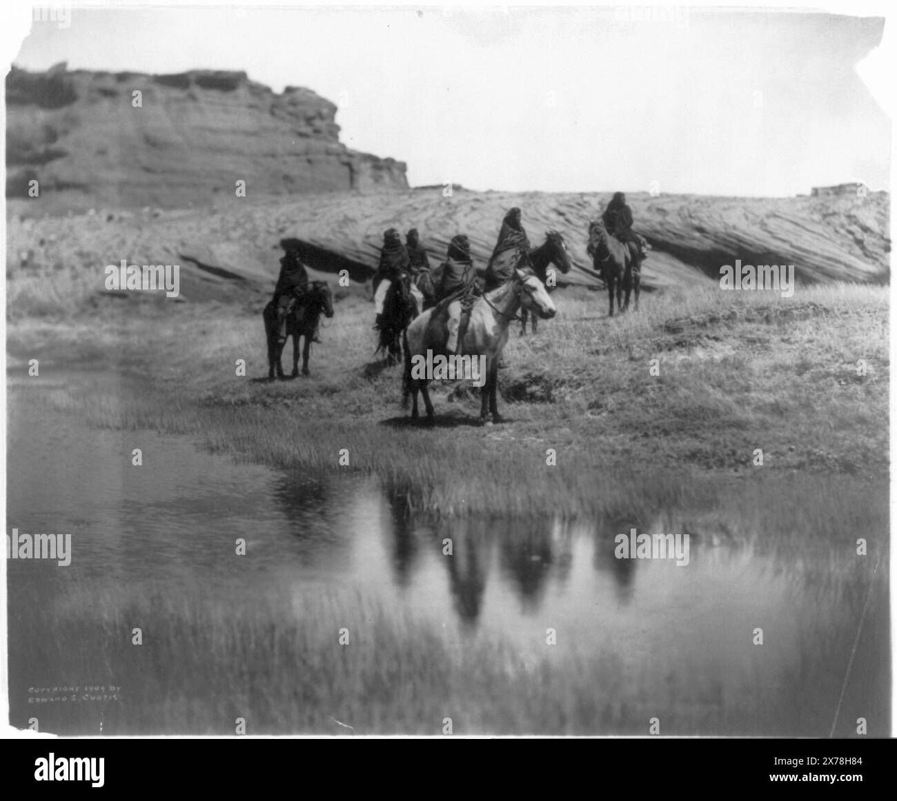 An oasis, LC no. 16., Edward S. Curtis., Forms part of: Edward S ...