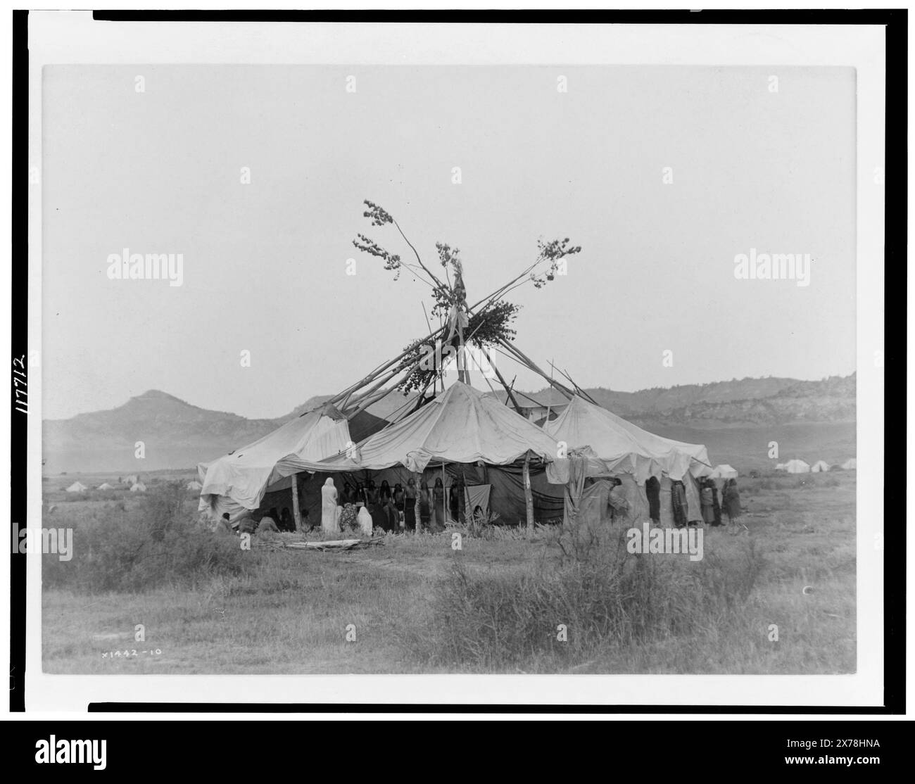 Gray Dawn Cheyenne, Edward S. Curtis Collection ., Curtis no. 1442-10 ...