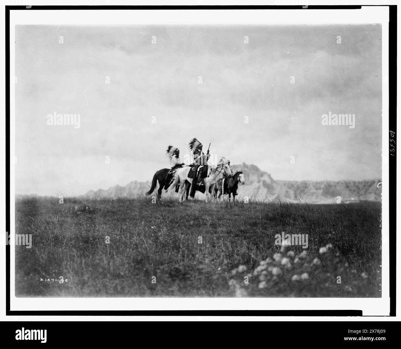 The plains of the Dakota Sioux, Edward S. Curtis Collection., Curtis no ...