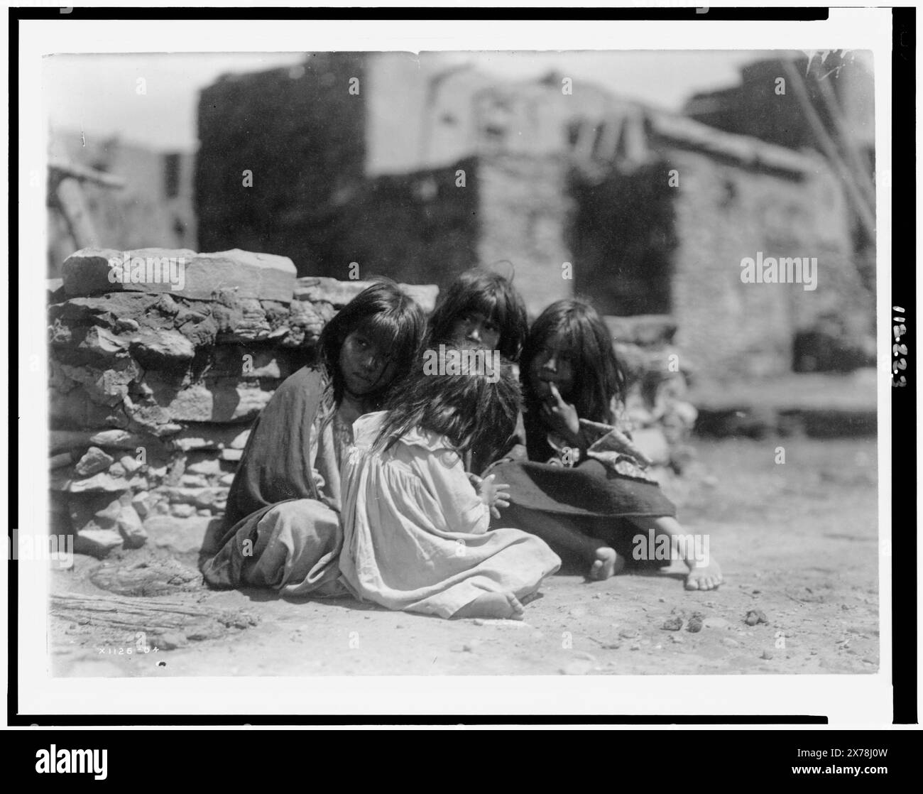 Hopi children, Edward S. Curtis Collection., Curtis no. 1126-04 ...