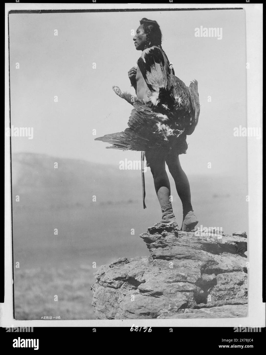 The eagle catcher Black and White Stock Photos & Images - Alamy