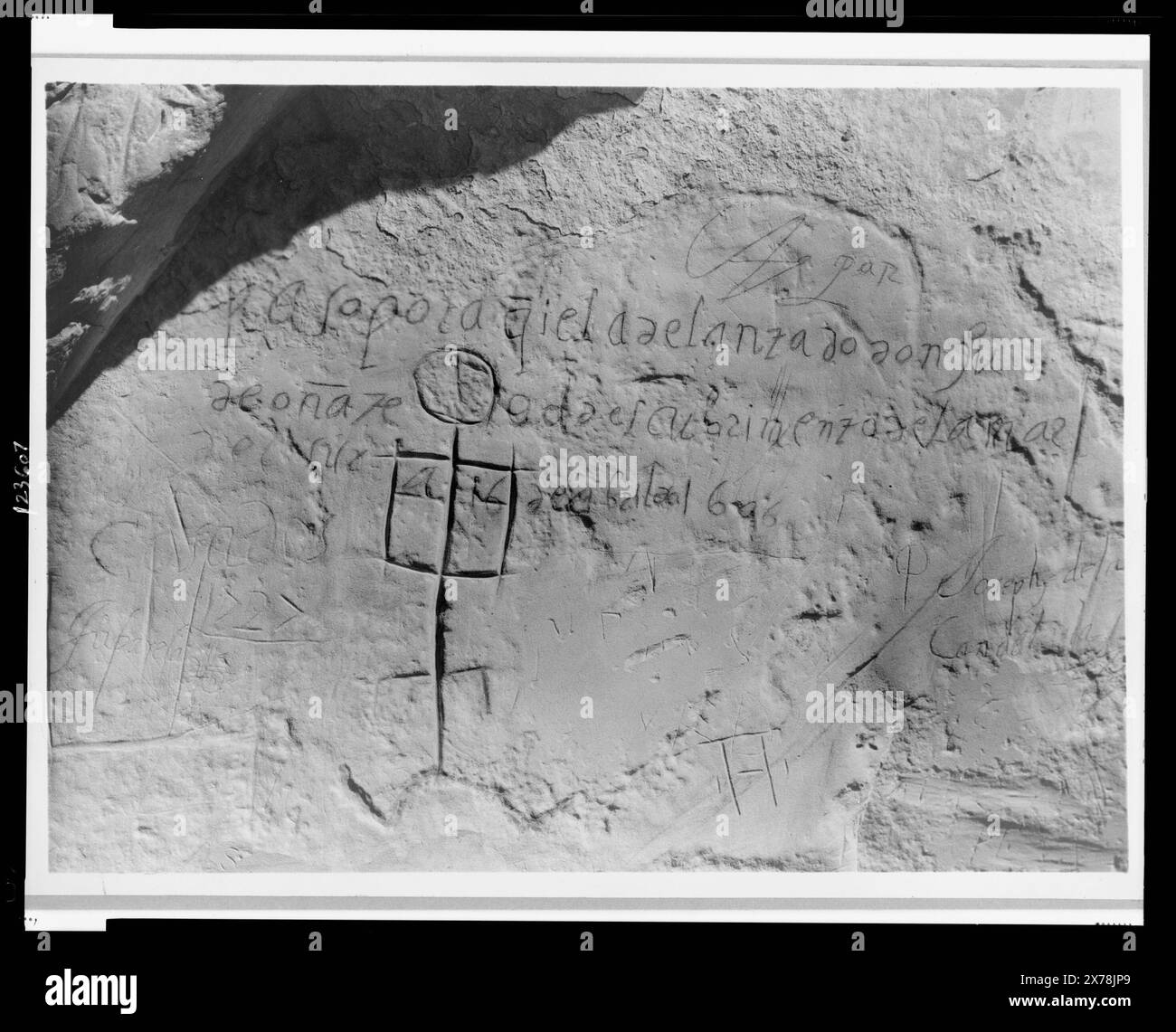 Oñate's inscription, Forms part of: Edward S. Curtis Collection ...
