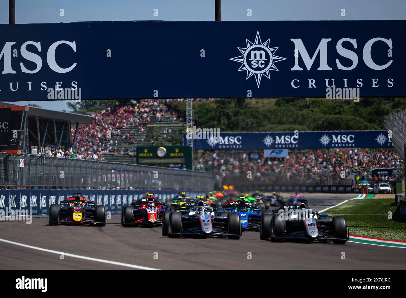 Start of the race, 16 CORDEEL Amaury (bel), Hitech Pulse-Eight, Dallara ...