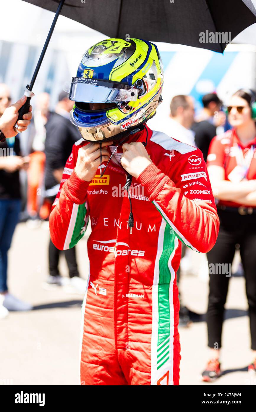 BEARMAN Oliver (gbr), Prema Racing, Dallara F2 2024, portrait during ...