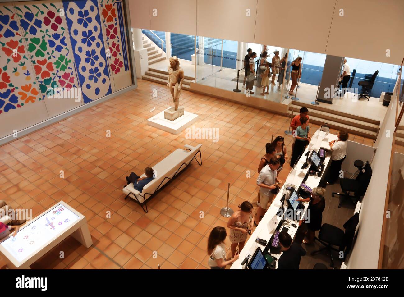 Nice, France - 29 July 2023: The Matisse Museum in Nice, devoted to the ...