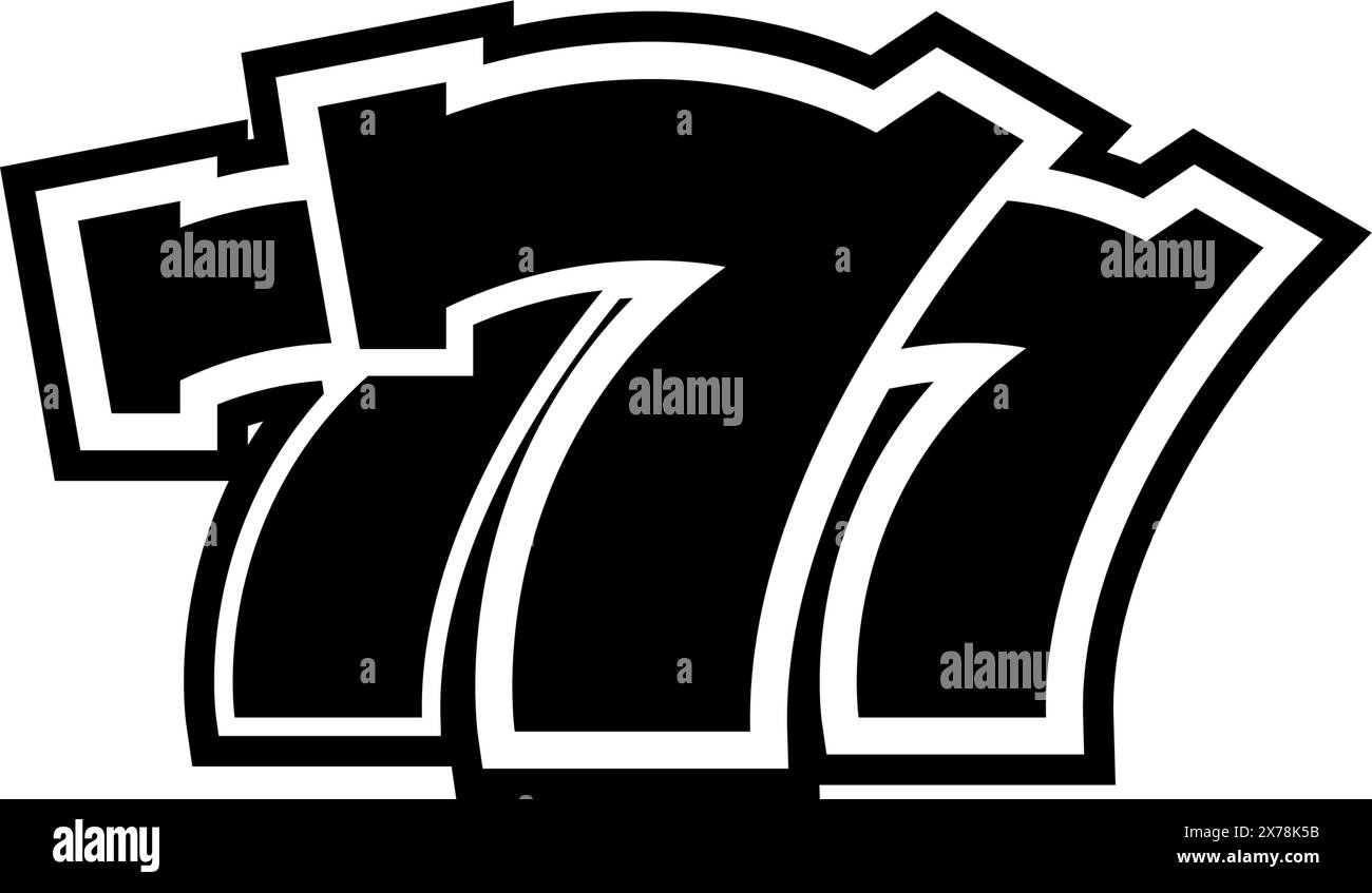 777 vector vectors Black and White Stock Photos & Images - Alamy
