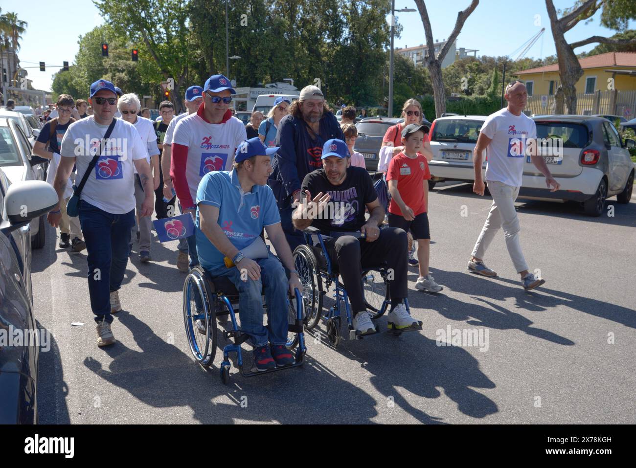 Marina di Carrara, Massa-Carrara, Tuscany, Italy, 18 May 2024 ...