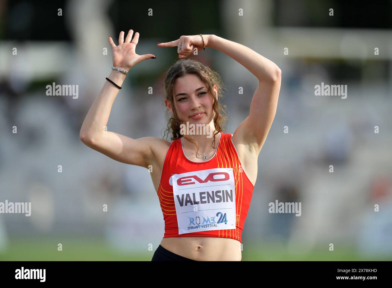 Rome, Italy. 18th May, 2024. Elisa Valensin during the Rome Sprint ...