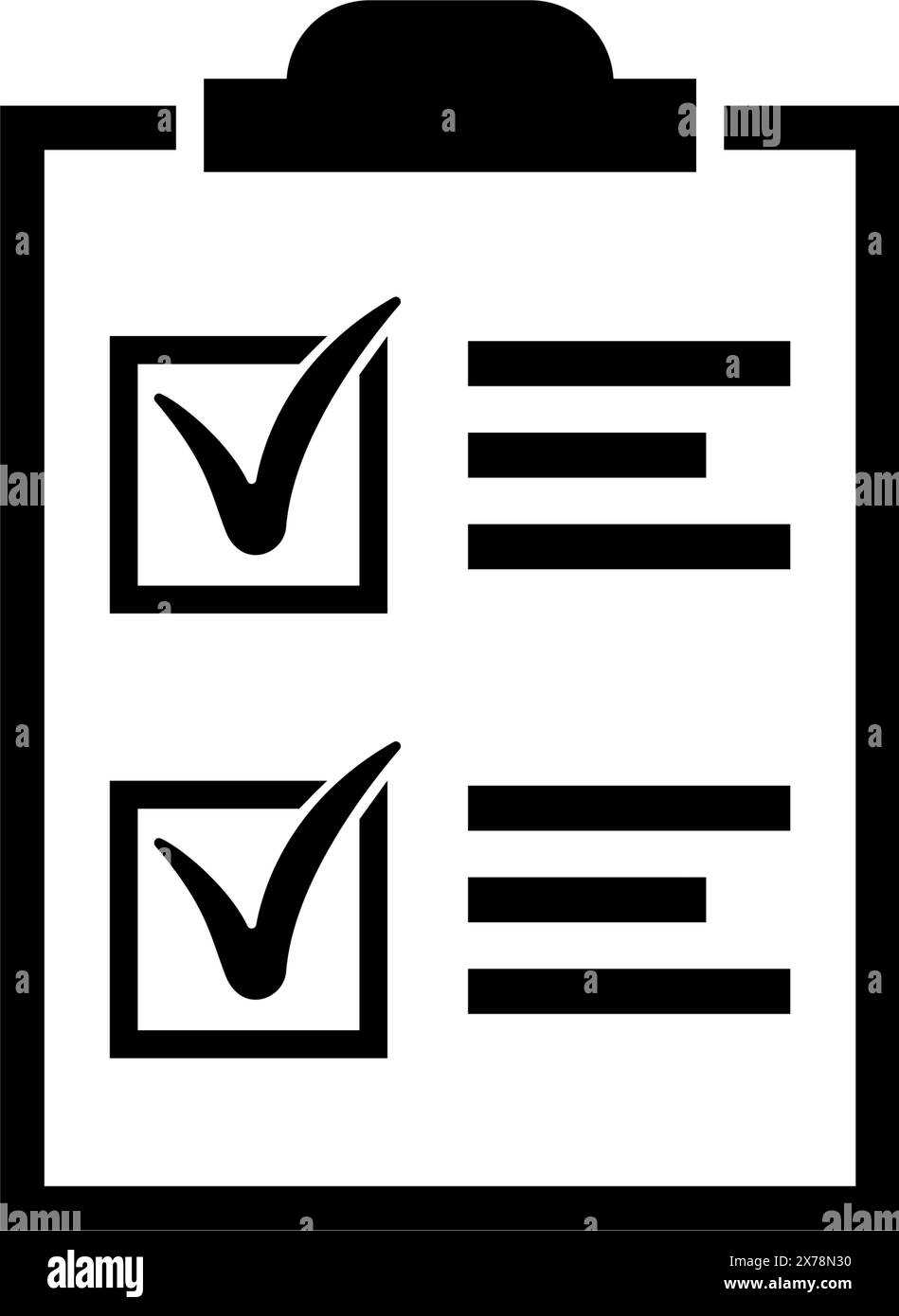 Checklist and productivity Black and White Stock Photos & Images - Alamy