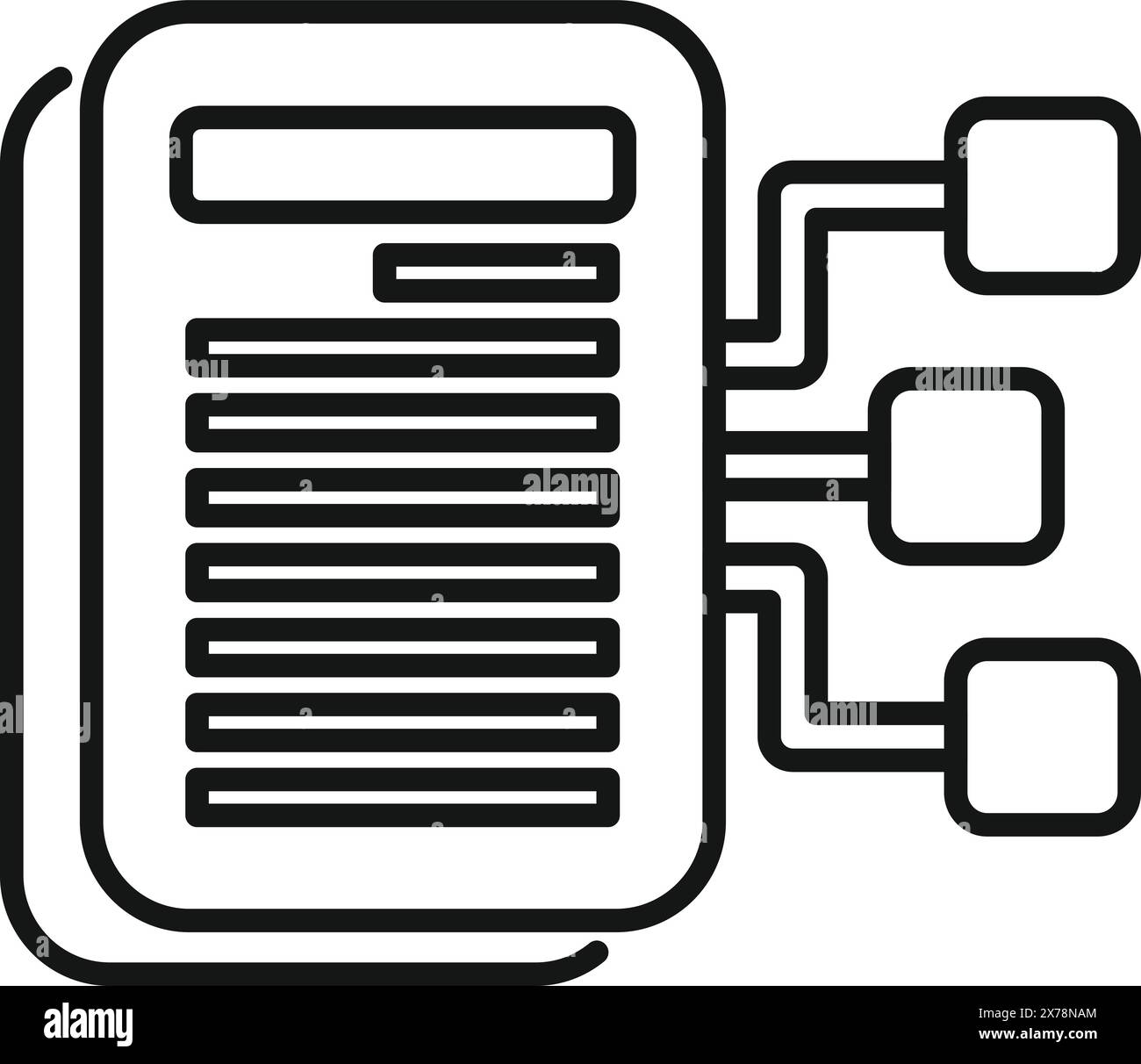 Branching text Black and White Stock Photos & Images - Alamy