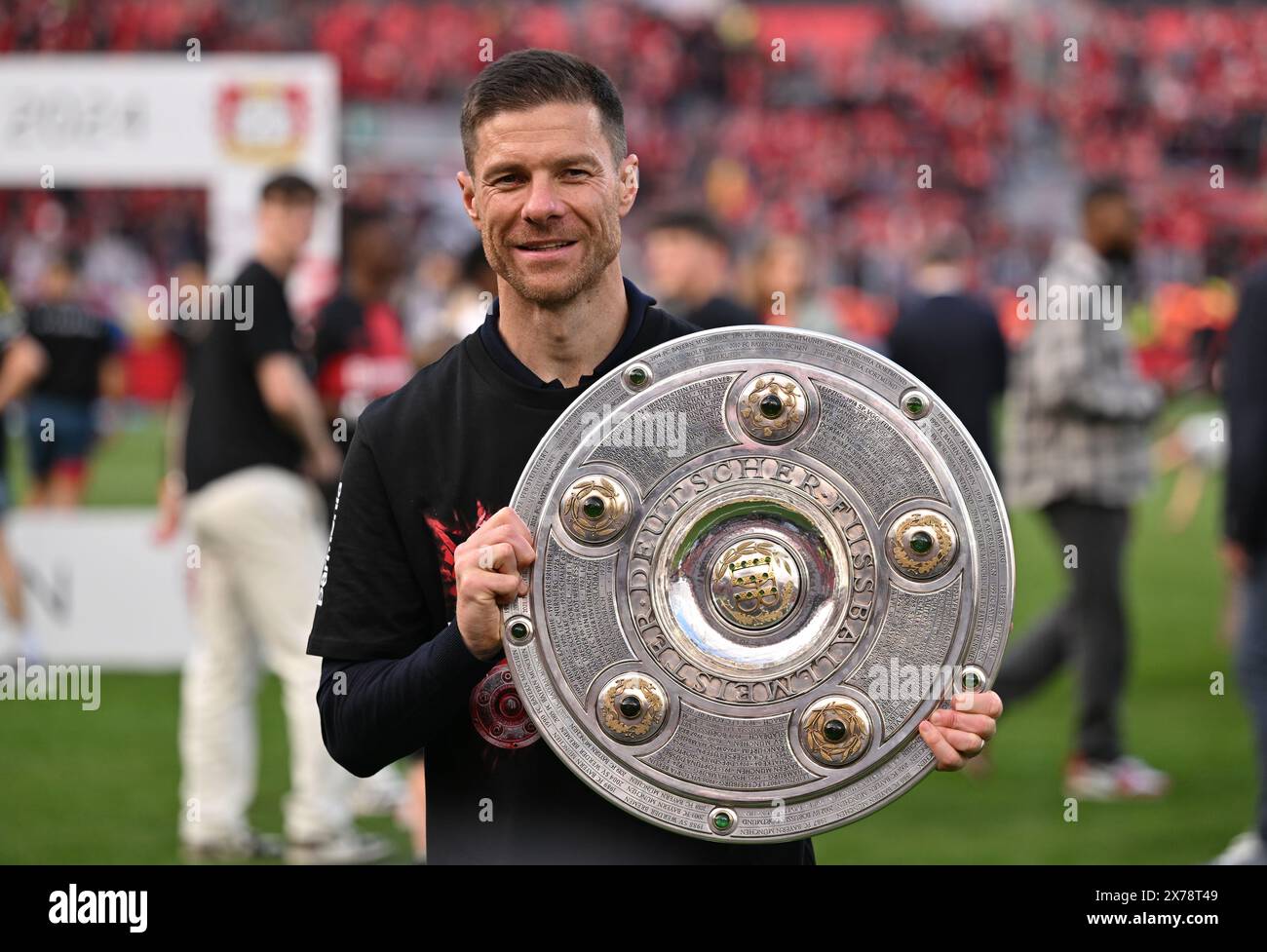 Leverkusen, Germany. 18th May, 2024. Soccer, Bundesliga, Bayer ...