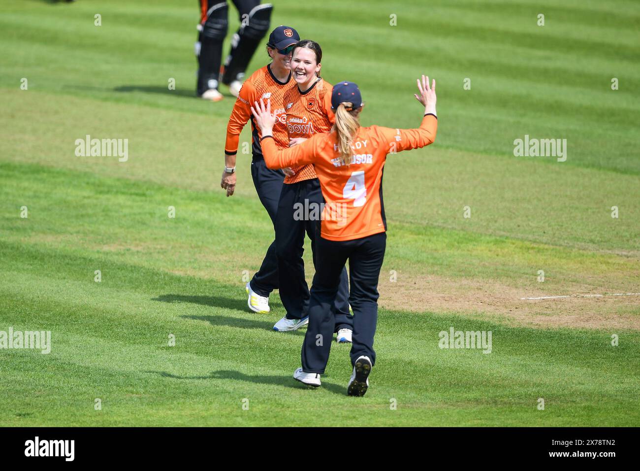 Southampton, UK, 18th May 2024. Ava Lee (centre) and Emily Windsor of ...