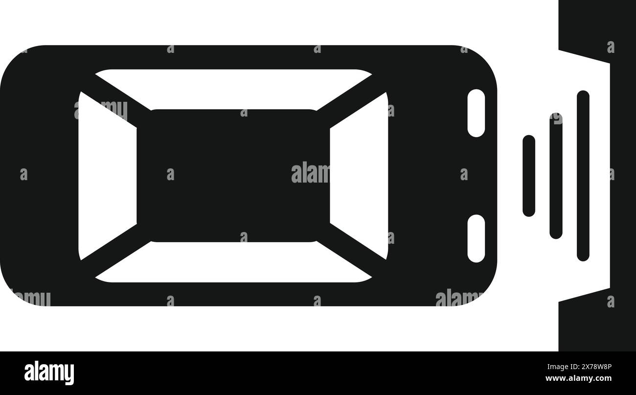Smartphone loudspeaker volume icon vector illustration for multimedia ...