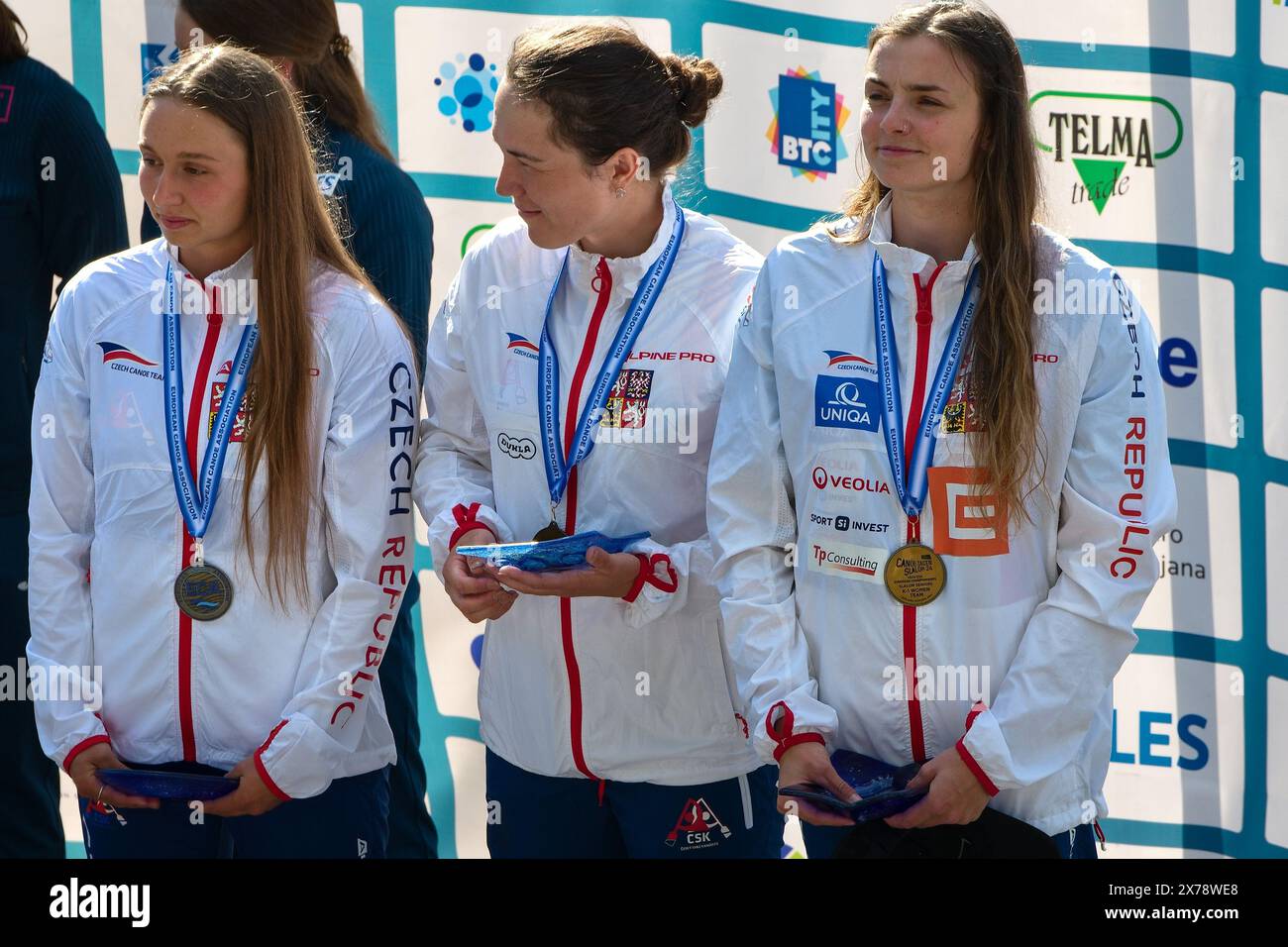 European water slalom championship in Tacen, Slovenia on May 18, 2024 ...
