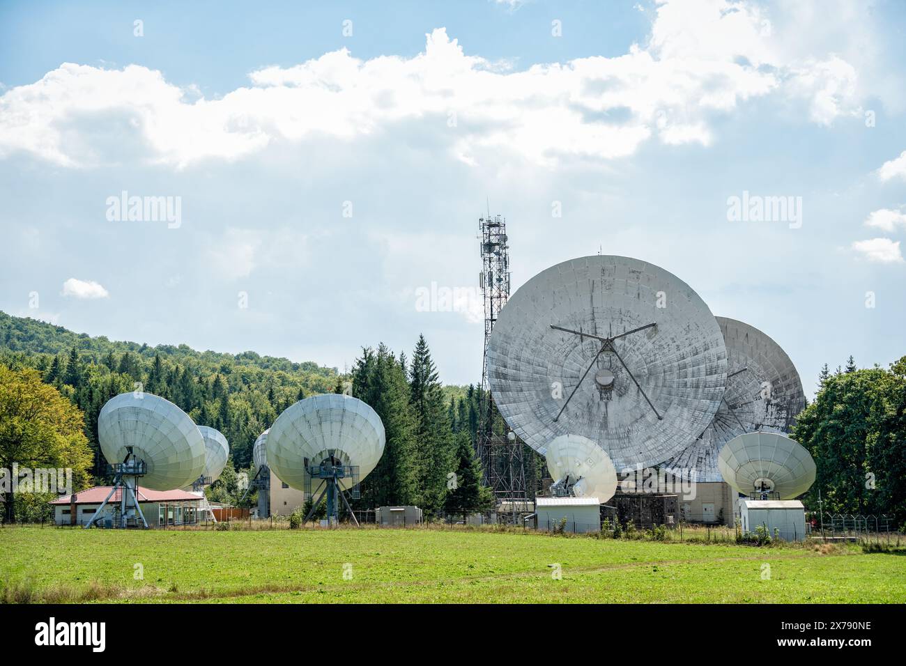 Satellite Communications Center located in Cheia town, Romania ...