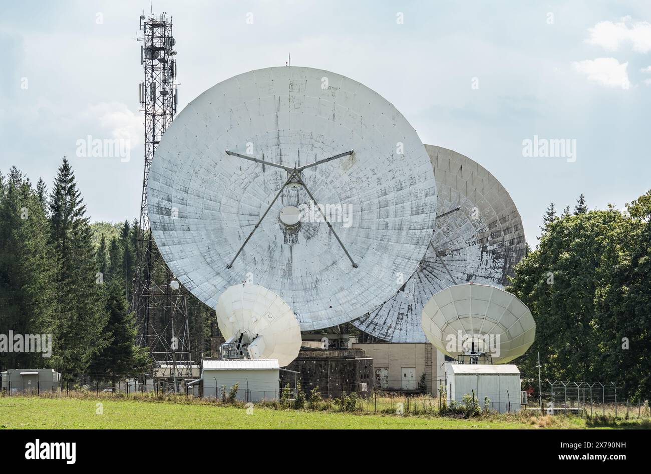 Satellite Communications Center located in Cheia town, Romania ...