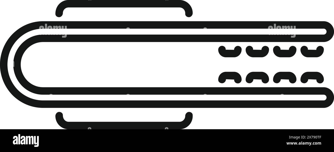 Simple, linear vector icon representing a stack of books, ideal for ...