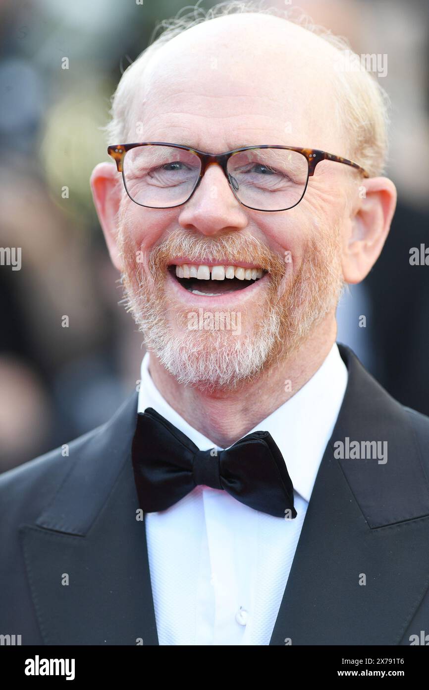 Cannes, France. 18th May, 2024. American director Ron Howard attends ...