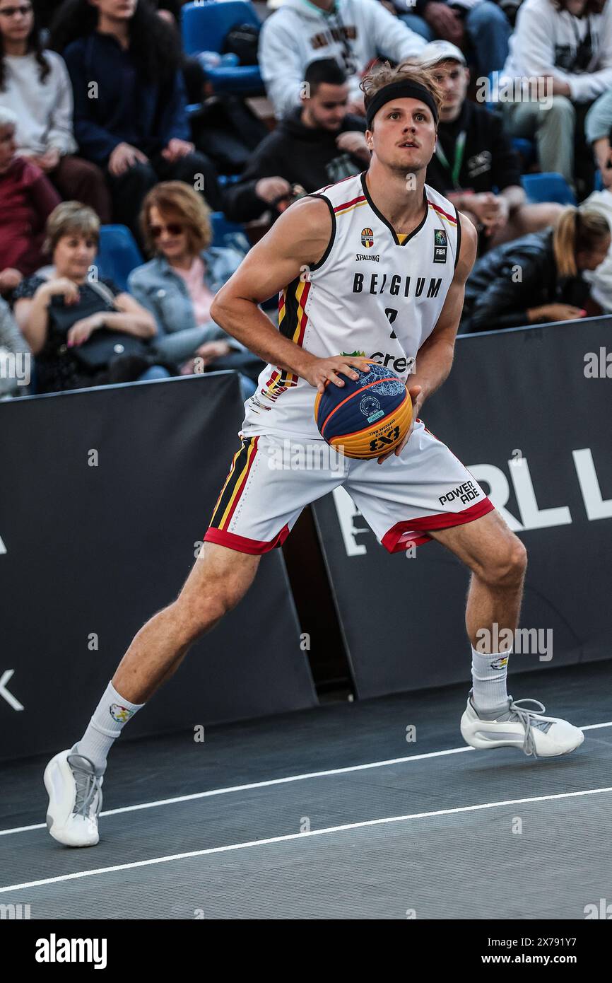 Debrecen, Hungary. 18th May, 2024. Belgian Thibaut Vervoort is pictured ...