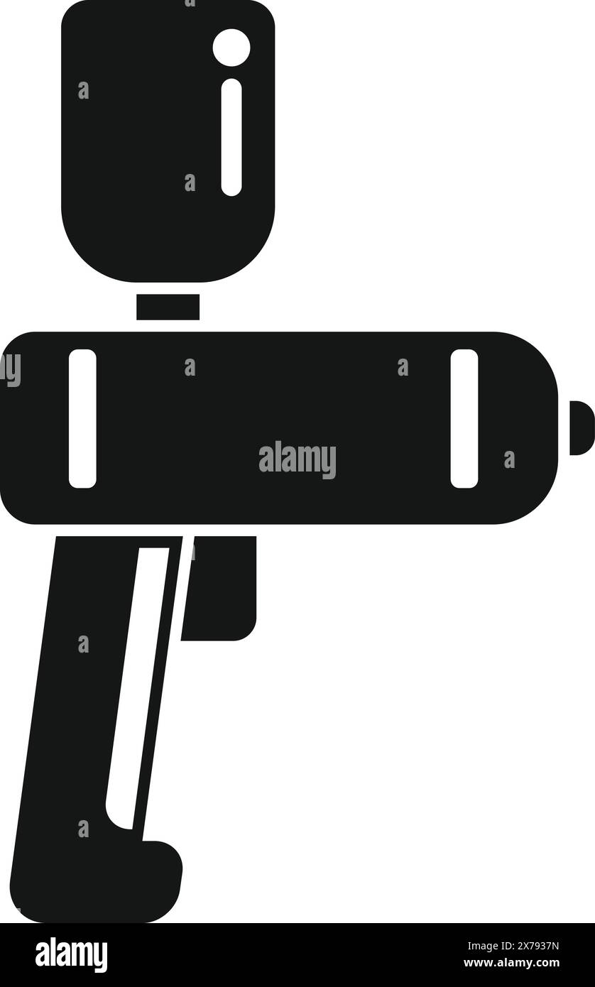 Simplified silhouette icon of a gimbal stabilizer for cameras on a ...