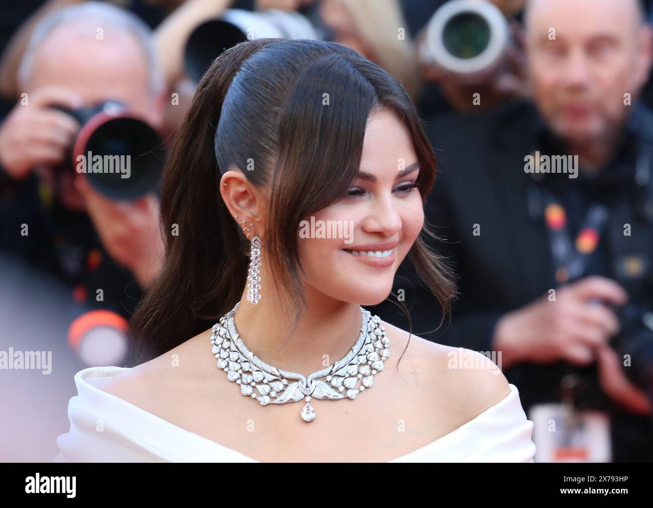 Cannes, France, 18th May, 2024. Selena Gomez arriving on the red carpet ...