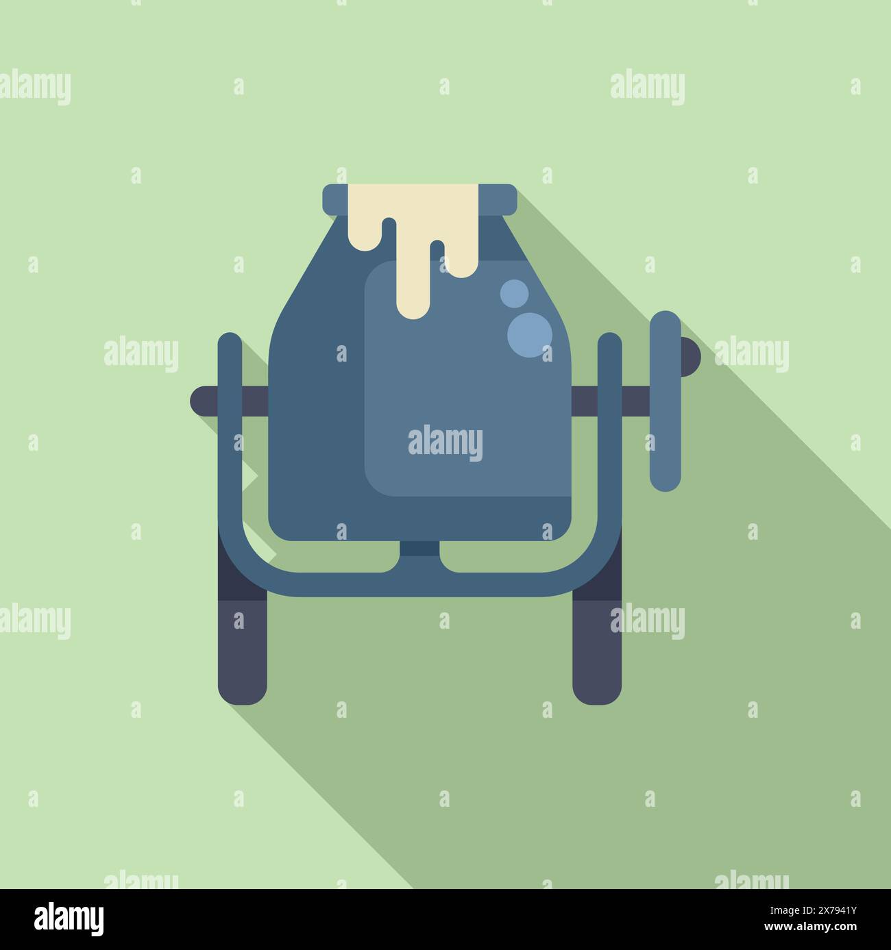 Iconic depiction of a home brewing kettle with a minimalist flat design ...