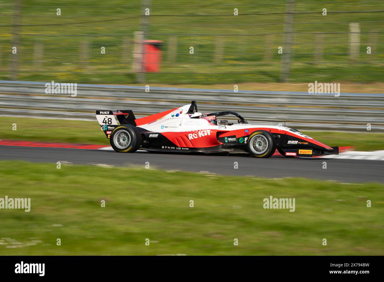Sevenoaks, Kent - May 11th 2024: Alex BERG 48 Fortec Motorsport Race 1 ...