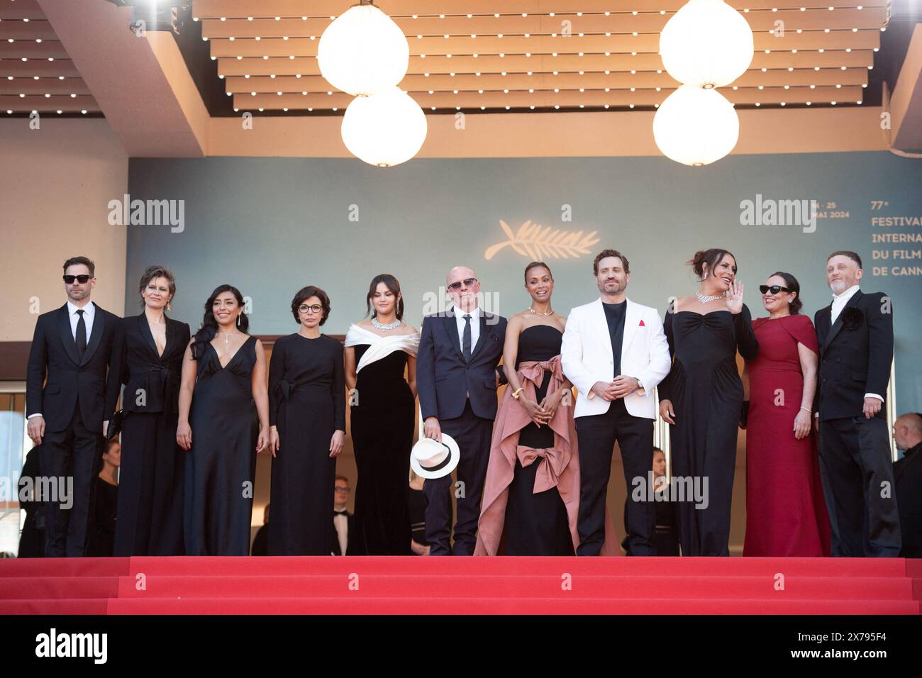 Virginie Montel, Damien Jalet, Zoe Saldana, Karla Sofía Gascón, Jacques ...