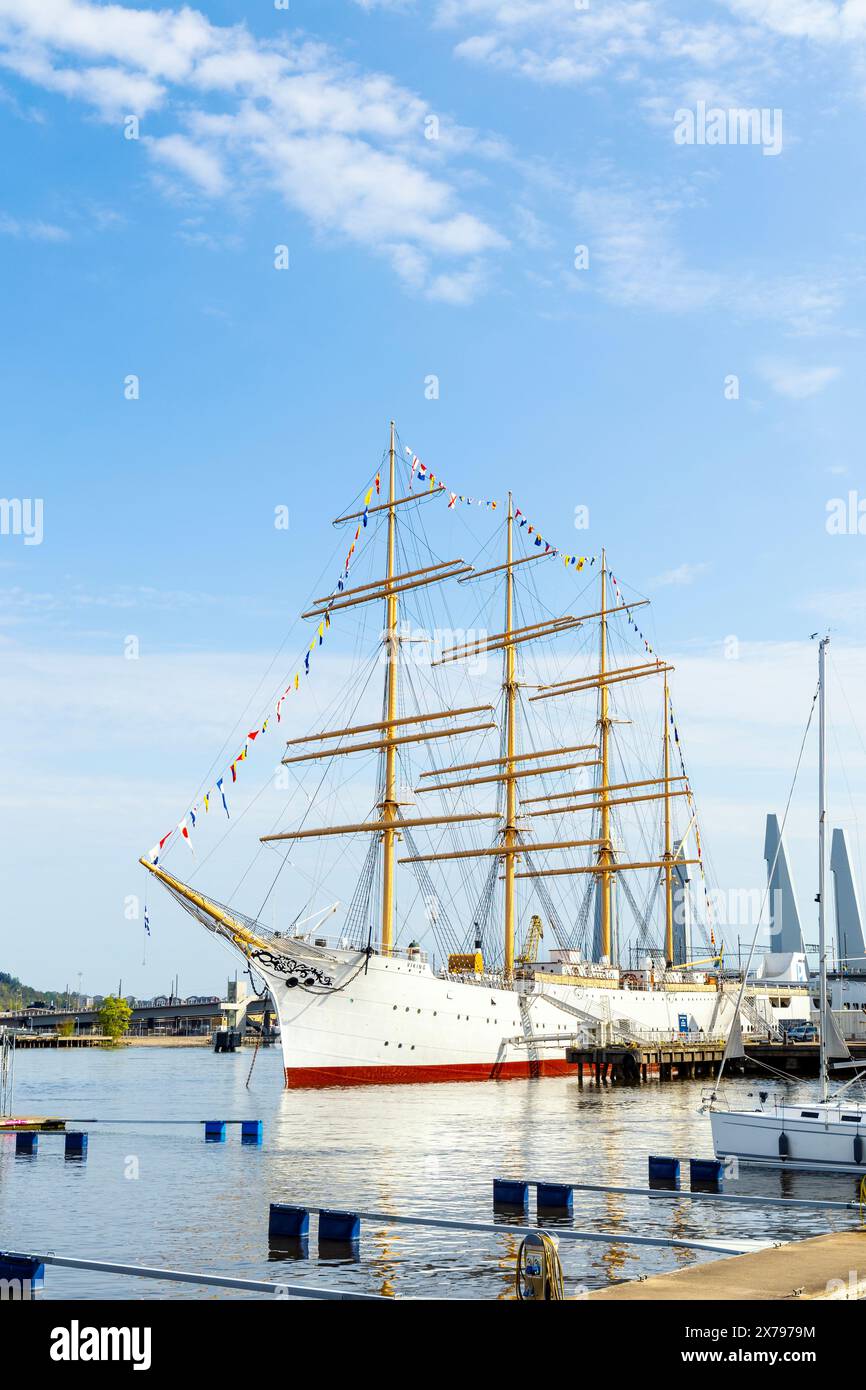 1907 sailing ship Barken Viking permanently anchord and serving as a ...