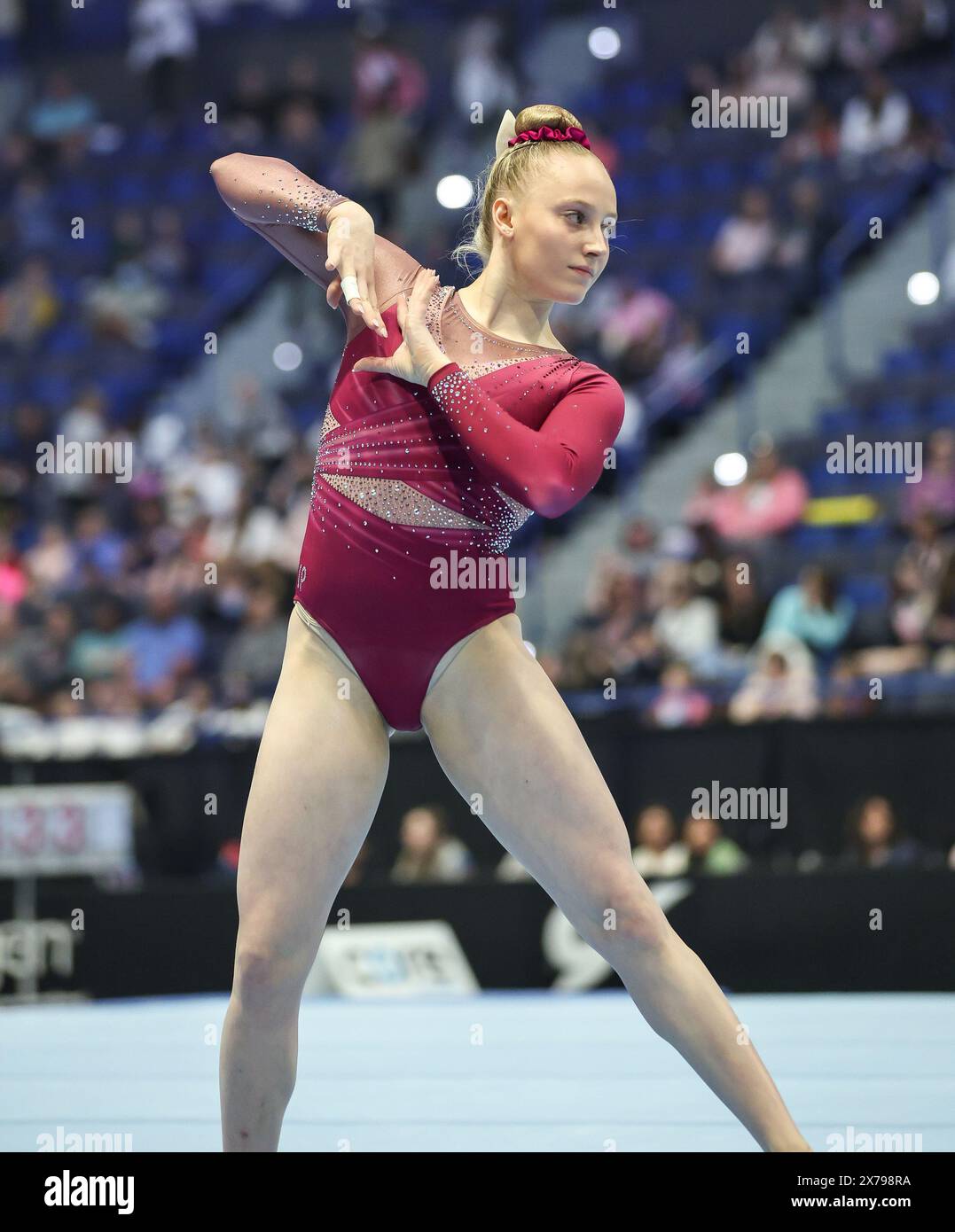 Hartford, CT, USA. 18th May, 2024. Marissa Neal of GAGE competes at the ...