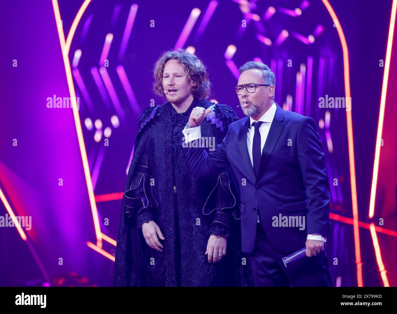 Cologne, Germany. 18th May, 2024. Matthias Opdenhövel (r), presenter ...